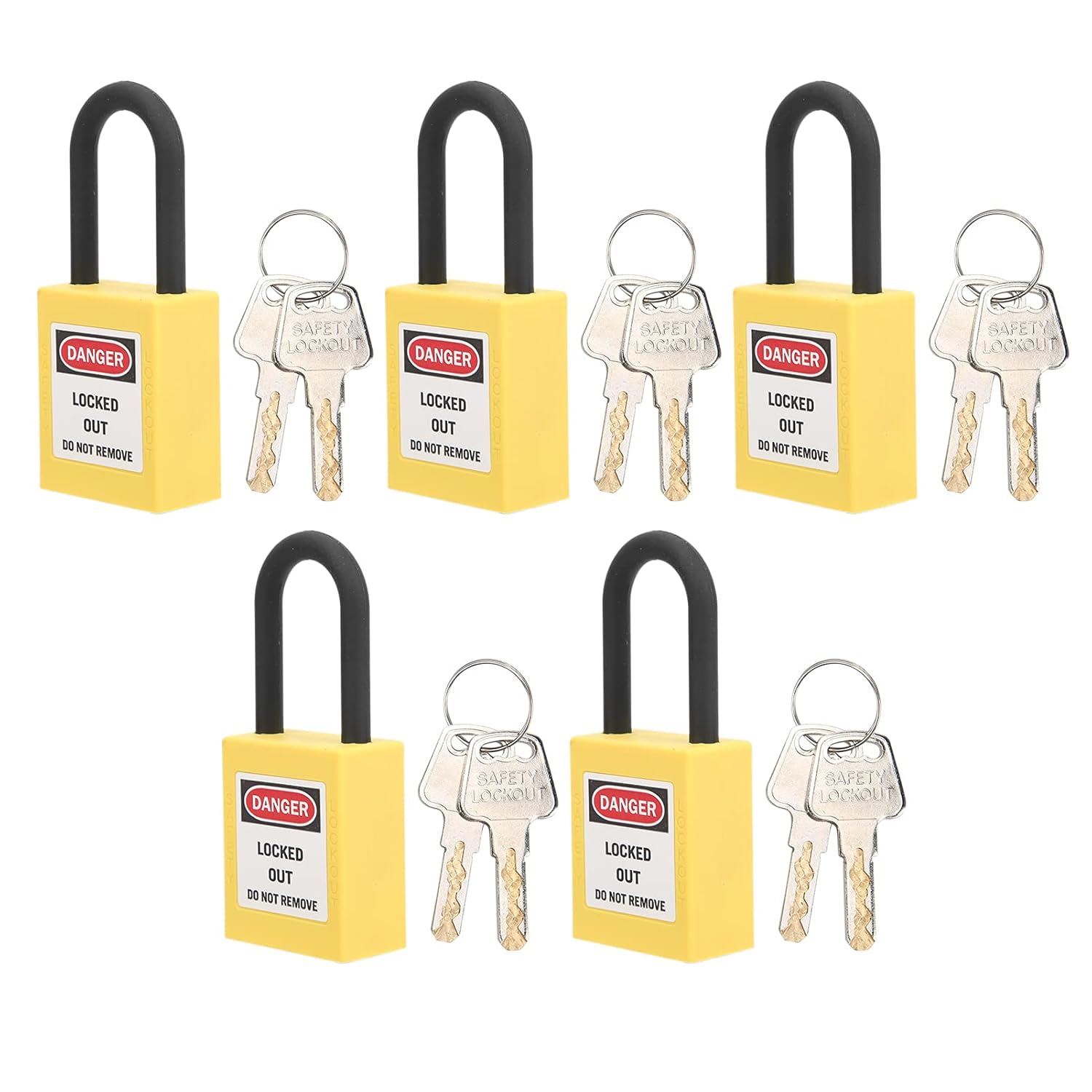 Lockout Lock, Safety Tool Lockout Padlock Tagout Lock Red for ...
