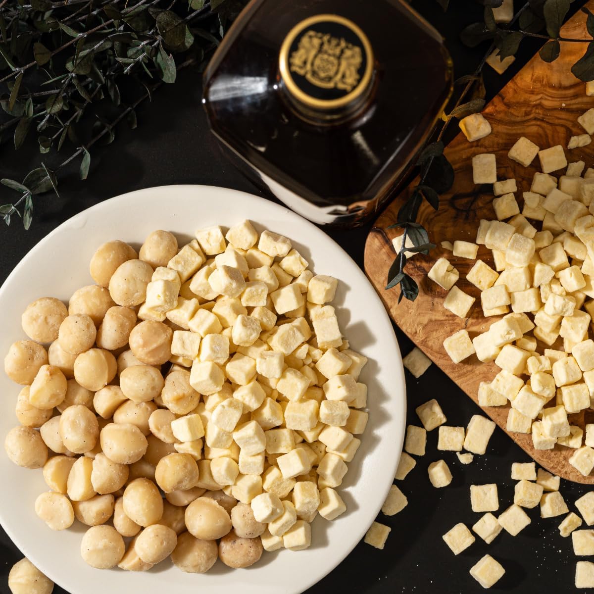 Amazon.co.jp: Salted Macadamia Nuts + Freeze Dried Cheese Zipper Bag 18 ...