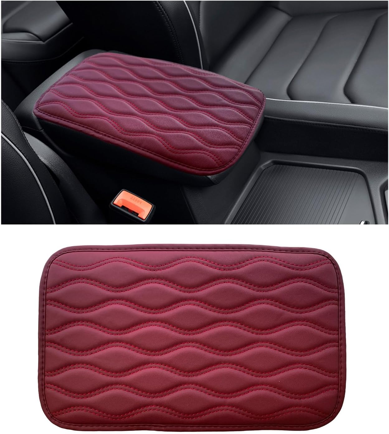 Amazon.com: Dickno Car Center Console Pad, Waterproof Auto Armrest Seat ...