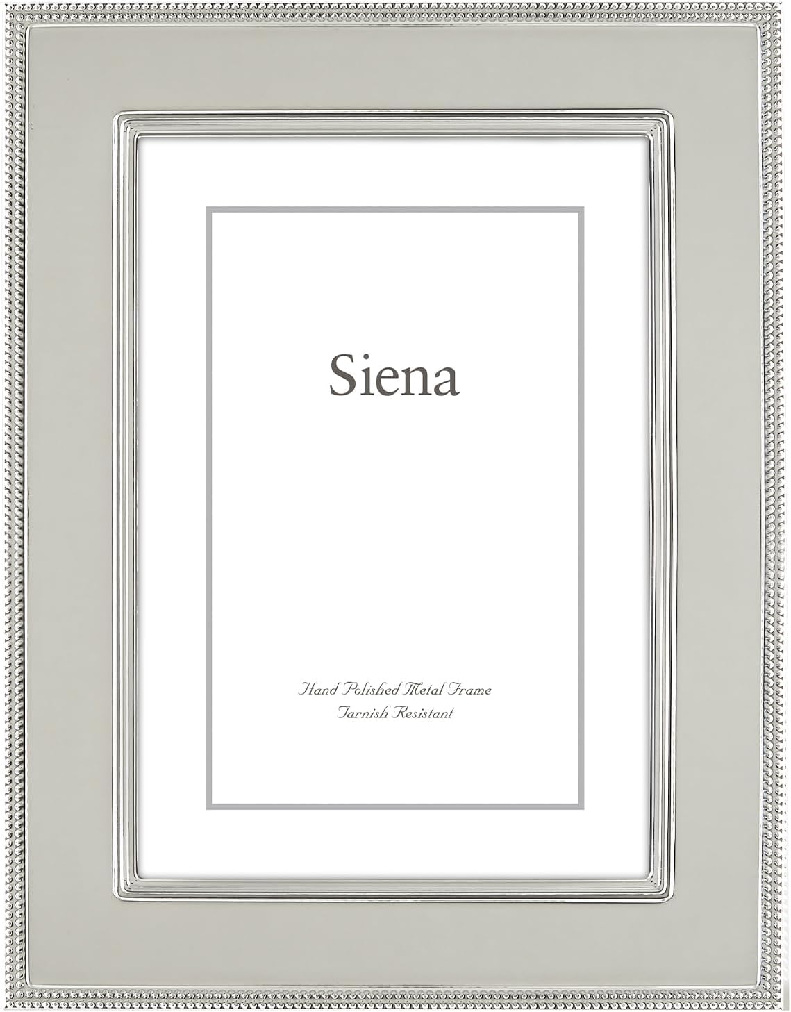 Amazon.com - Siena Flat Plain With Bead Border Picture FrameTarnish ...