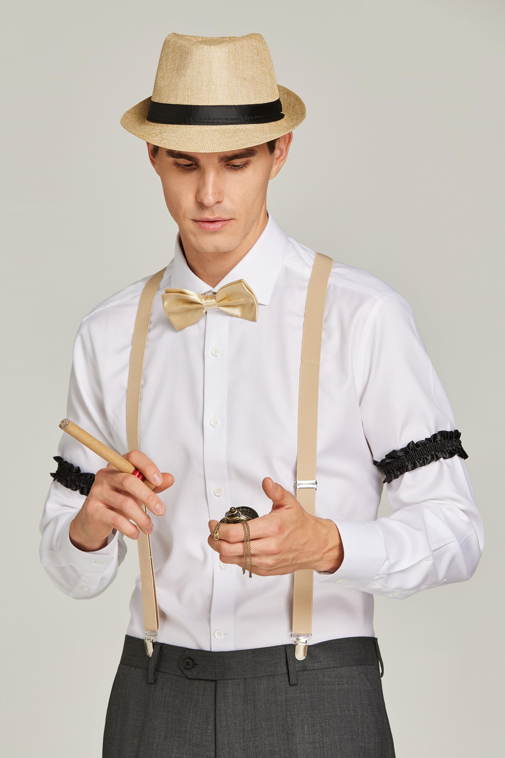 Snapklik.com : Gionforsy 1920s Accessories For Men 20s Gatsby Gangster ...