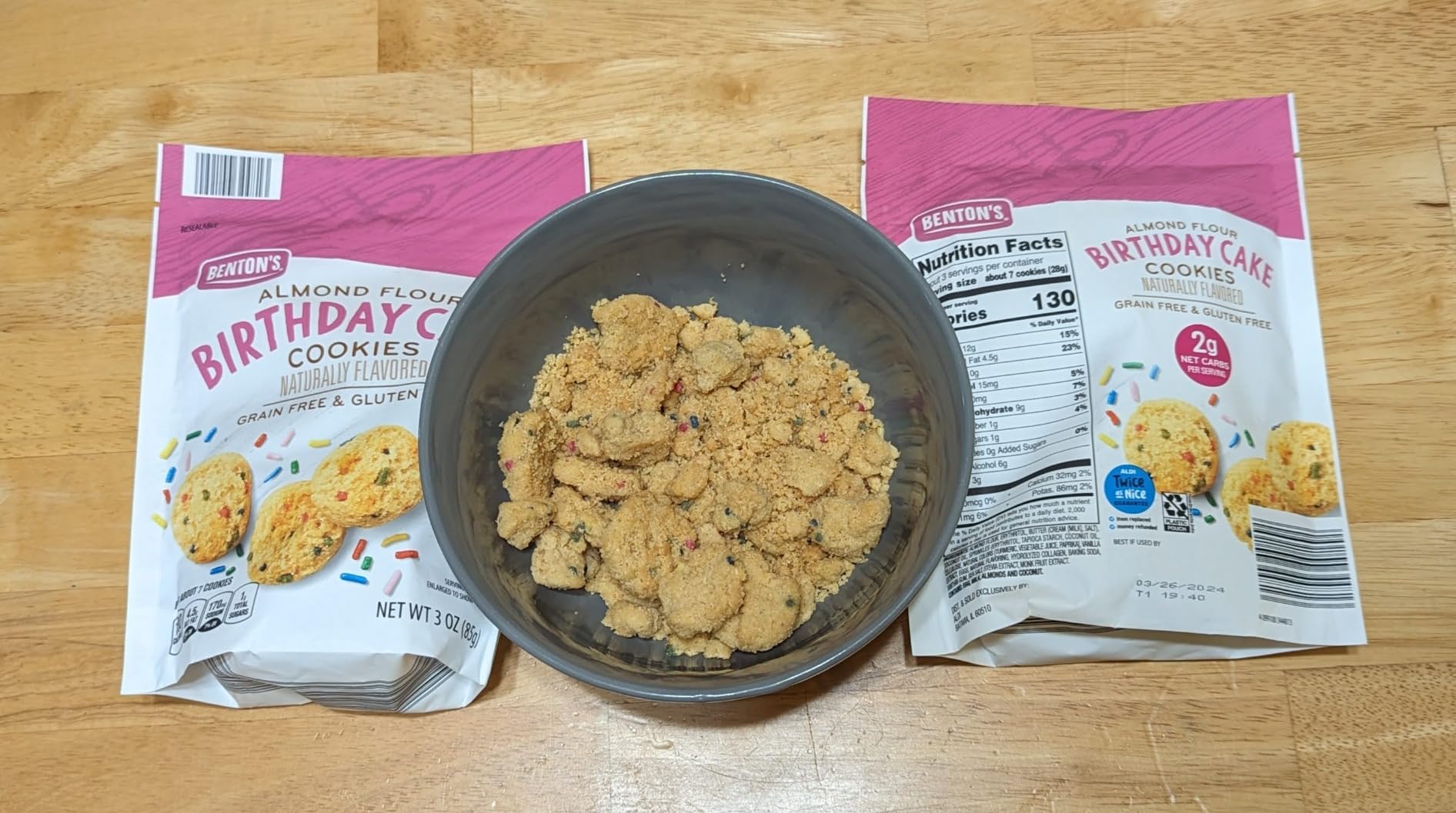 Amazon.com: Almond Flour Cookies | Includes Benton's Birthday Cake ...