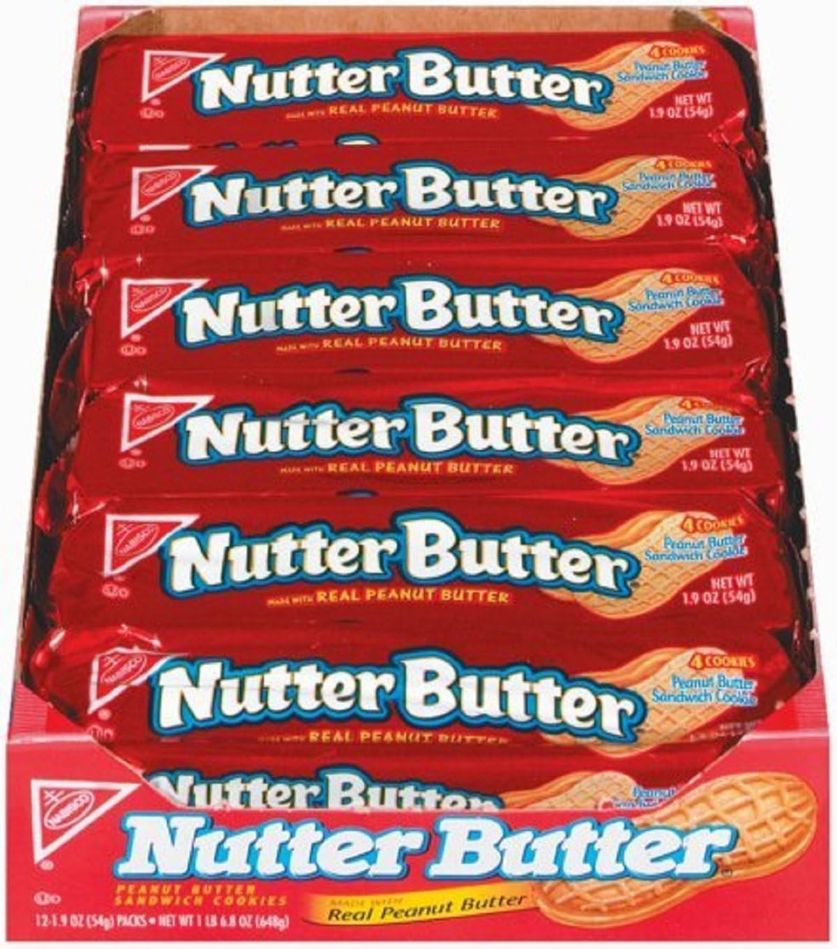 Nutter Butter Cookies Nabisco 12 Ct Peanut Cookie Bulk Nutter Butter