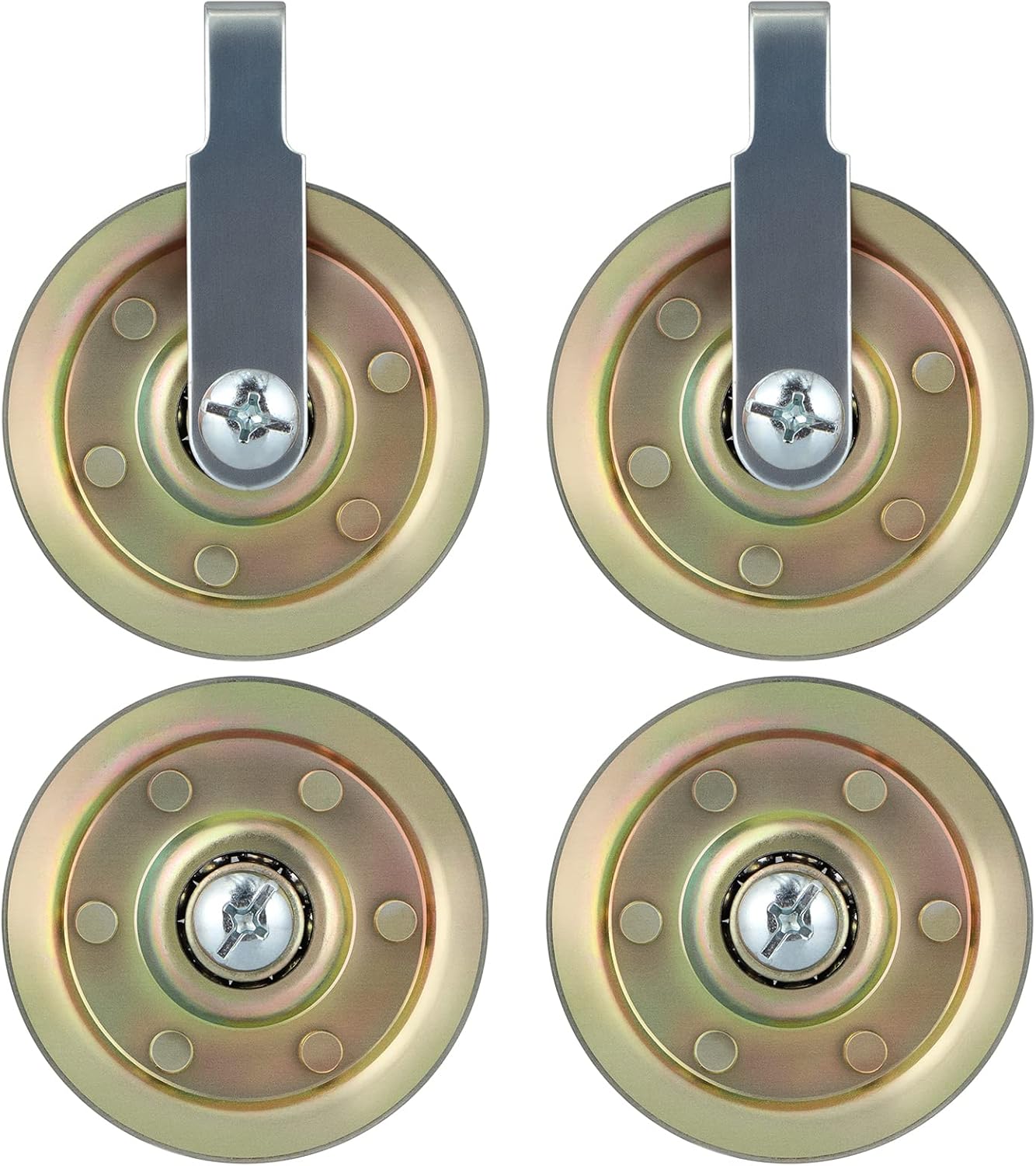 Skelang 4 Pcs Garage Door Pulley 3", Sheave Pulley 3/8" Bore, Extension ...