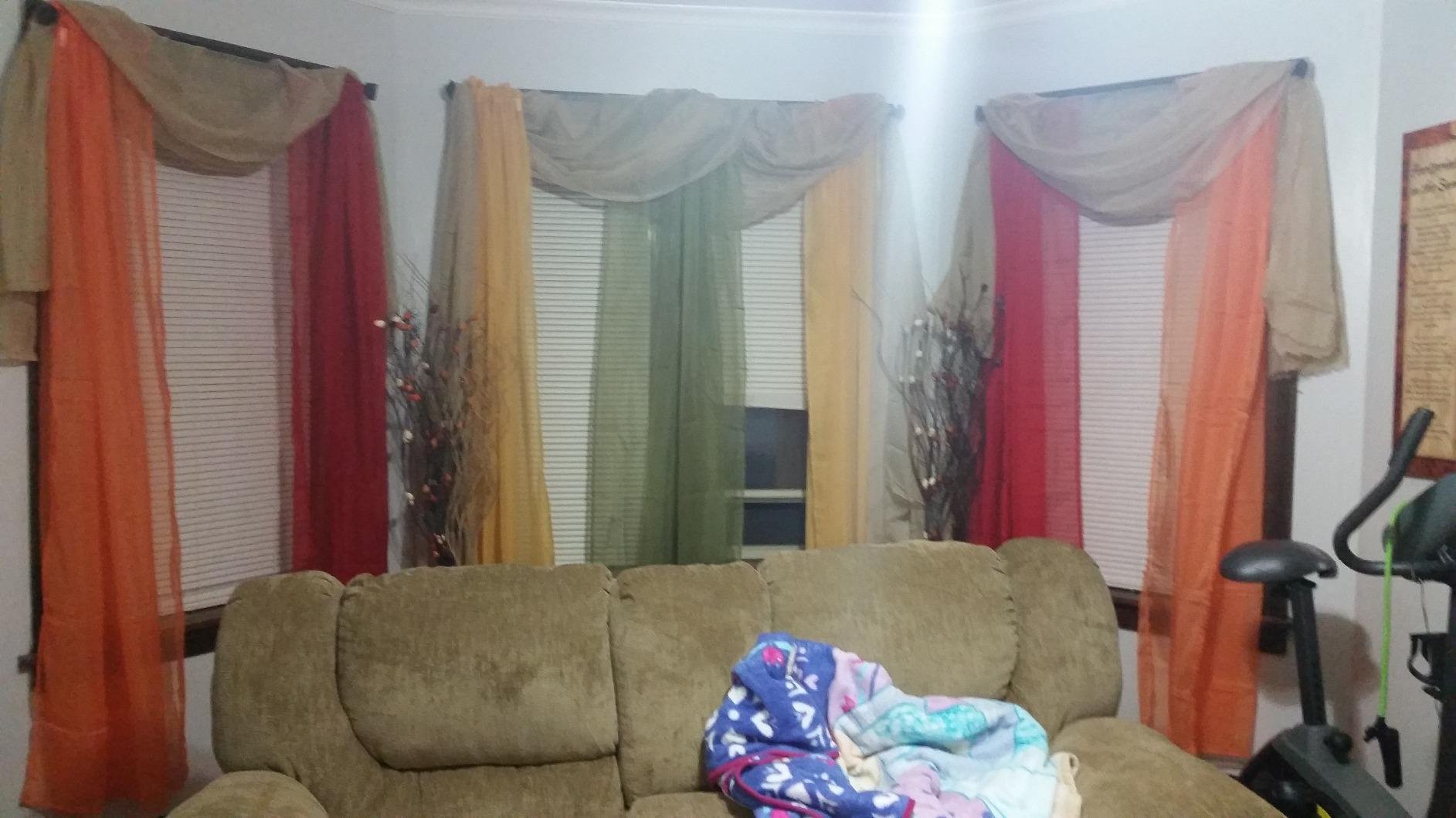 Amazon.com: Moshells 84" Long Sheer Curtain Panel - Sage Green : Home ...