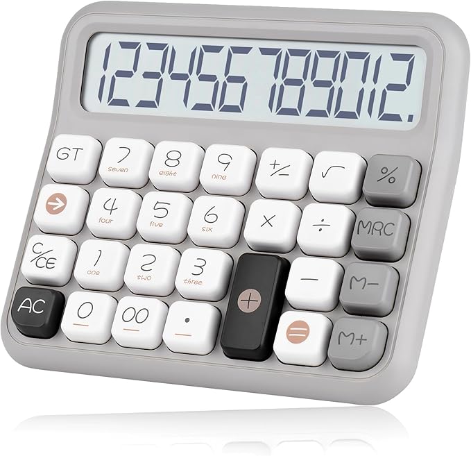 Amazon.com : Standard Function Desktop Calculator,Powered by Batteries ...