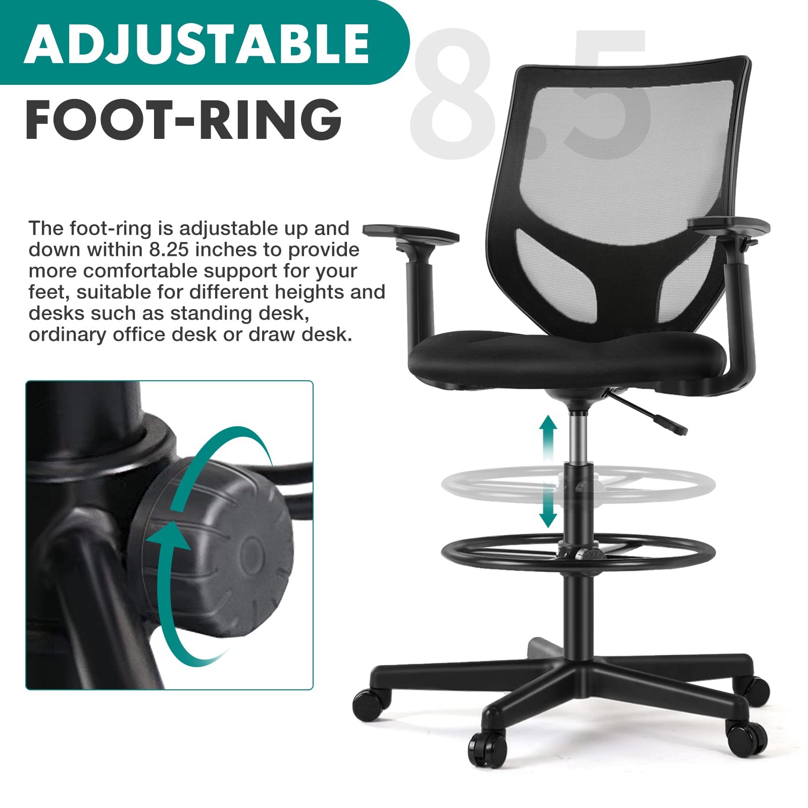 How To Draw A Desk And Chair