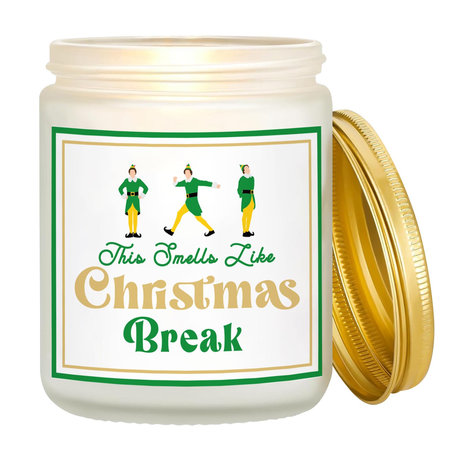 Amazon.com: Buddy The Elf Merch Gifts, Funny Christmas Candle, Elf ...