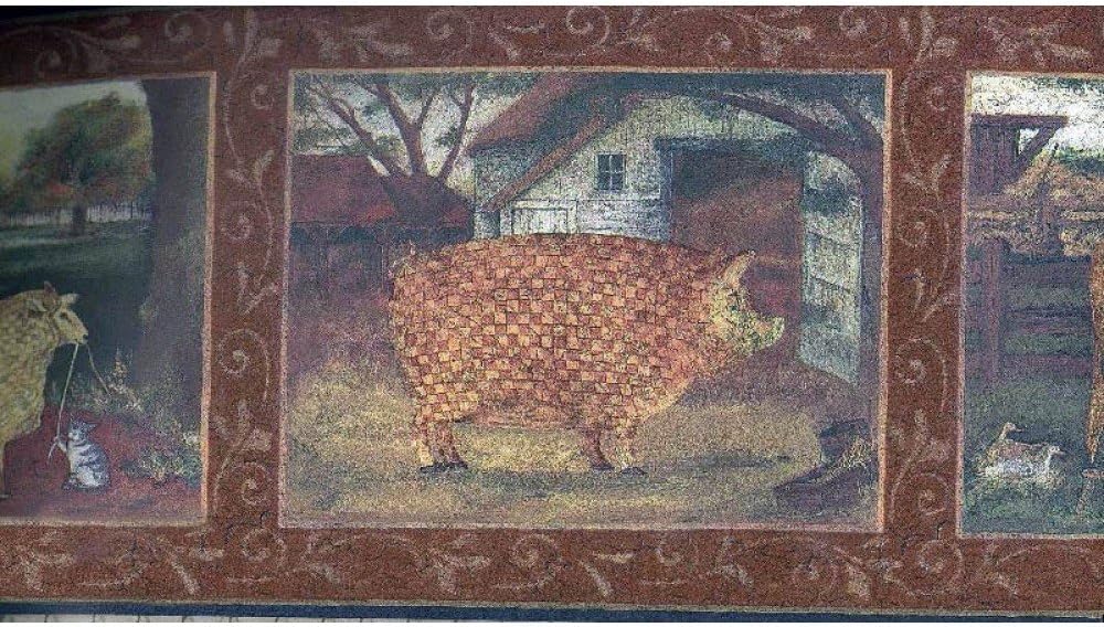 Farm Animals Wallaper Border Paper - Wallpaper Borders - Amazon.com