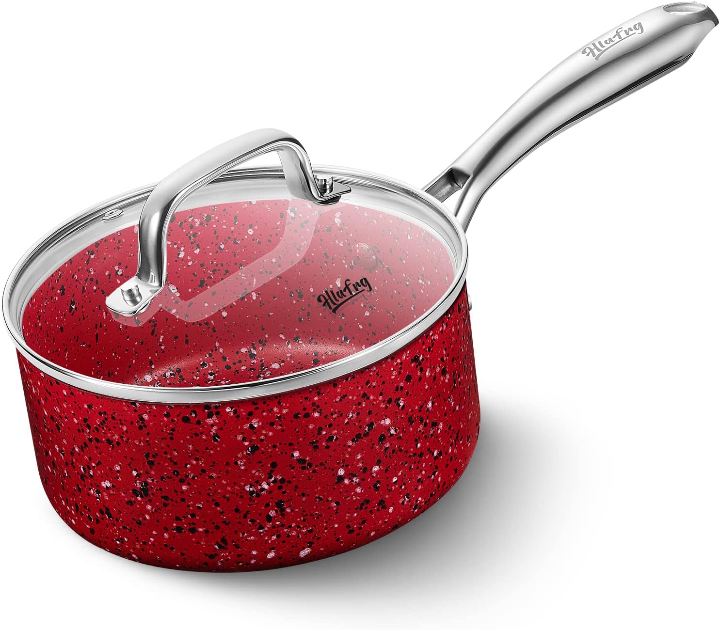 Amazon.com: Mirro A79721 Get A Grip Aluminum Nonstick Sauce Pan with ...