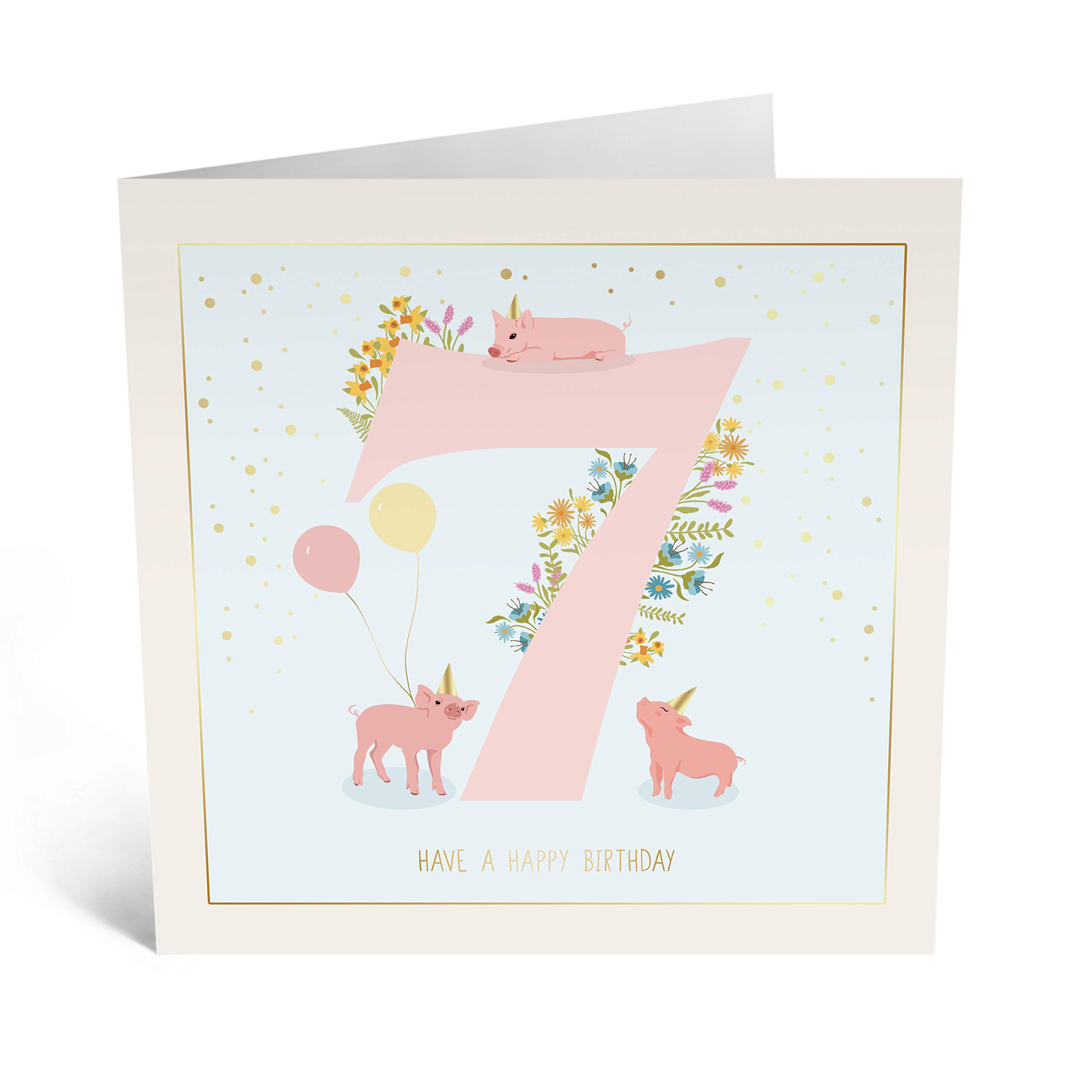 Buy Central 23 - Cute Birthday Cards for Kids - 7th Birthday Card ...