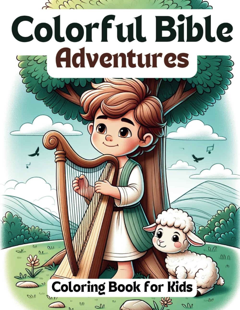 Colorful Bibles Adventures Coloring Book for Kids: Scriptures stories ...
