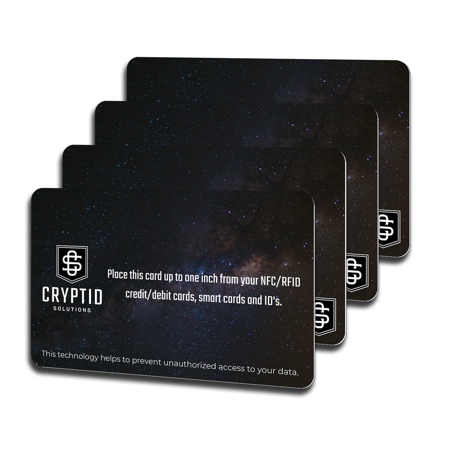 Amazon.com: Cryptid Solutions RFID Blocking Cards 4 Pack - Slim ...