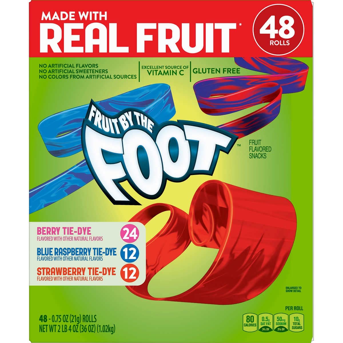 Amazon.com : Fruit By The Foot, Variety Pack, 0.75 Ounce (48 Count ...