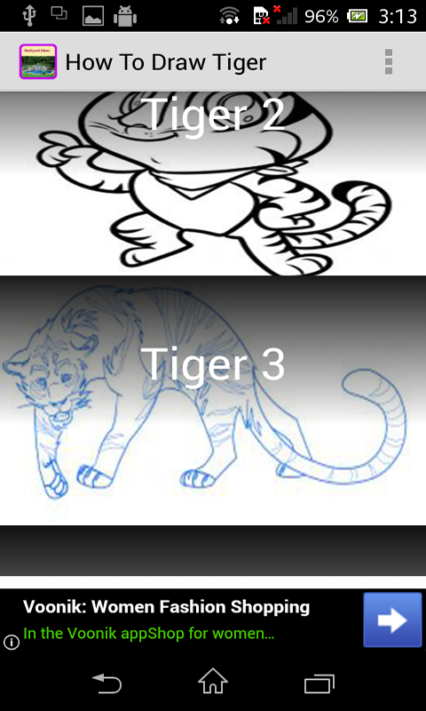 Baby Tiger Drawing Step By Step
