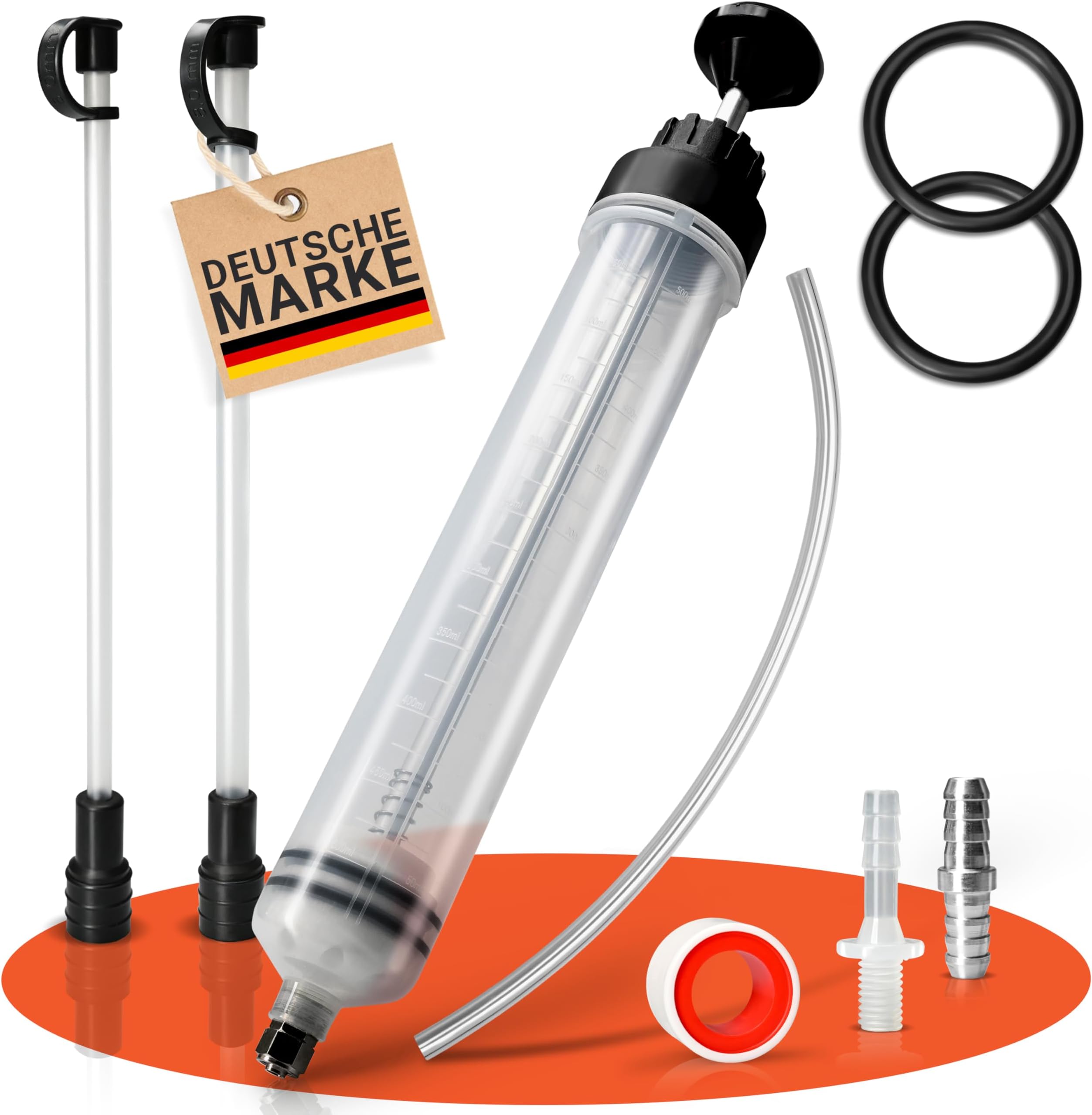 HELPPO Handpumpe zum Umfüllen von Flüssigkeiten wie Benzin, Diesel, Öl ...