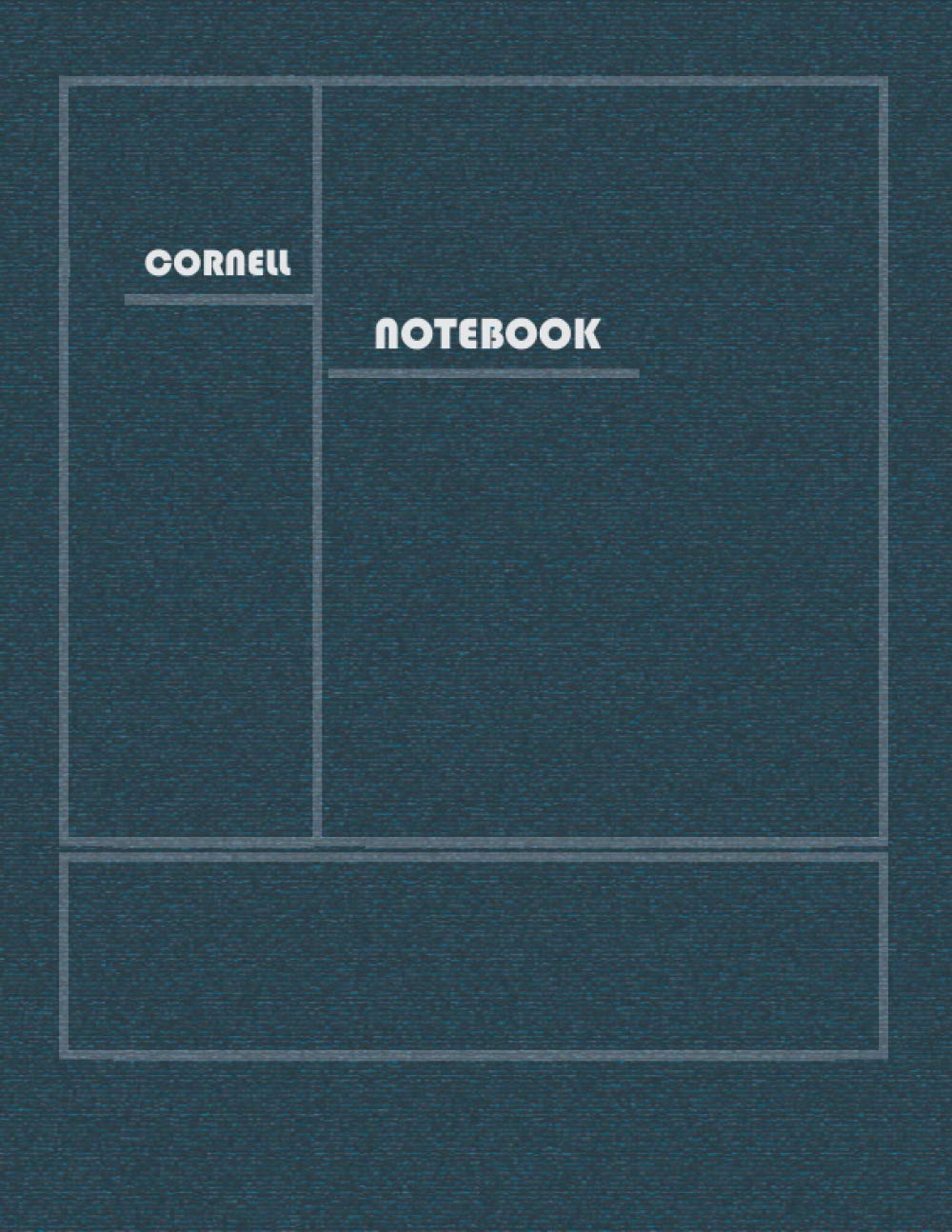 Amazon.com: Cornell Notebook: Notebook Numbered Pages, Large 8.5"X11 ...