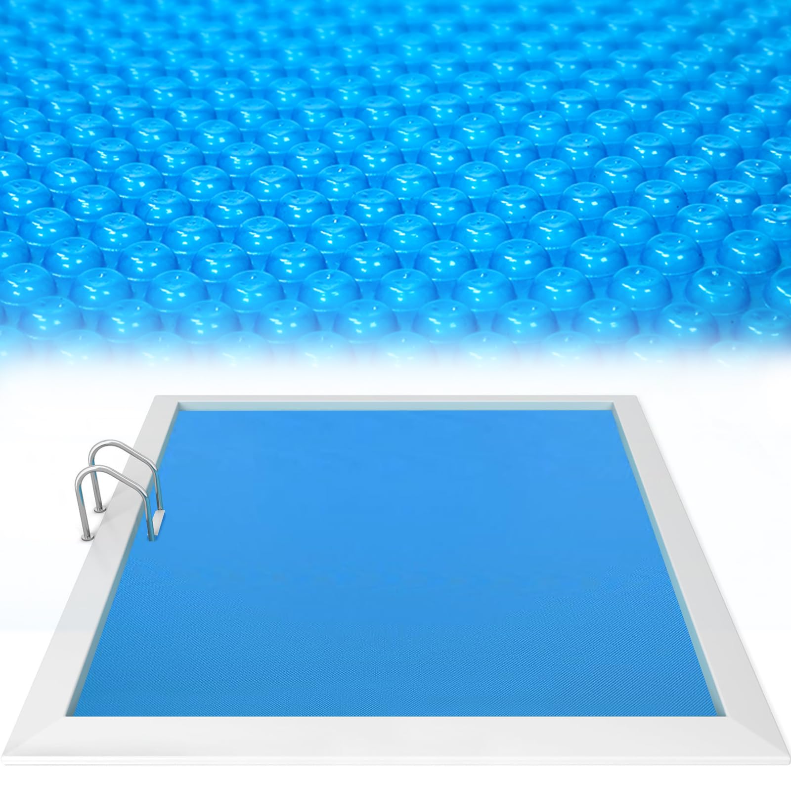 Snapklik.com : Outvita Solar Pool Cover, 8 Mil Blue Heavy Duty ...