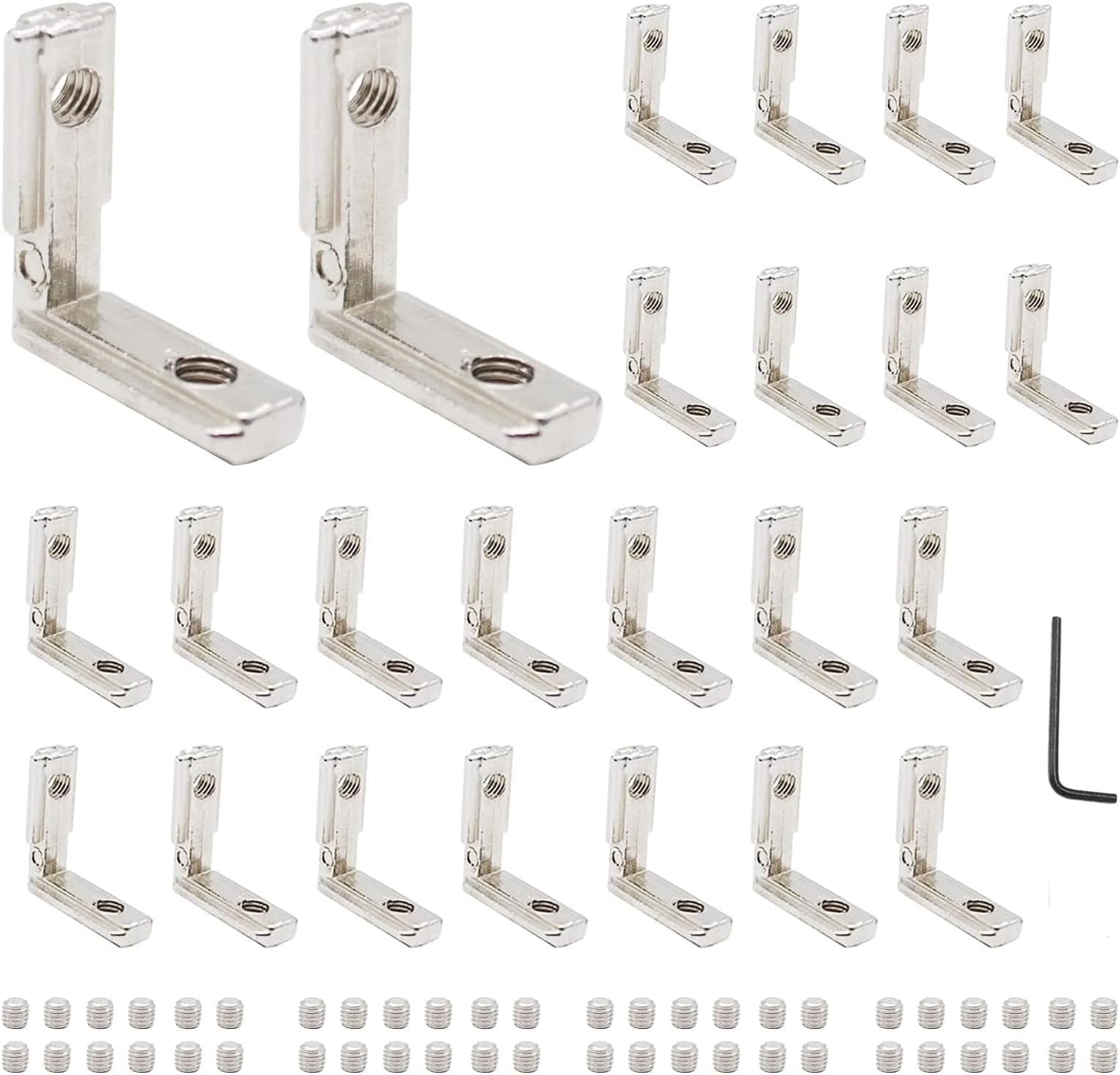 Amazon.com: SeekLiny 26pcs 3030 Aluminum Extrusion Corner Angel Bracket ...
