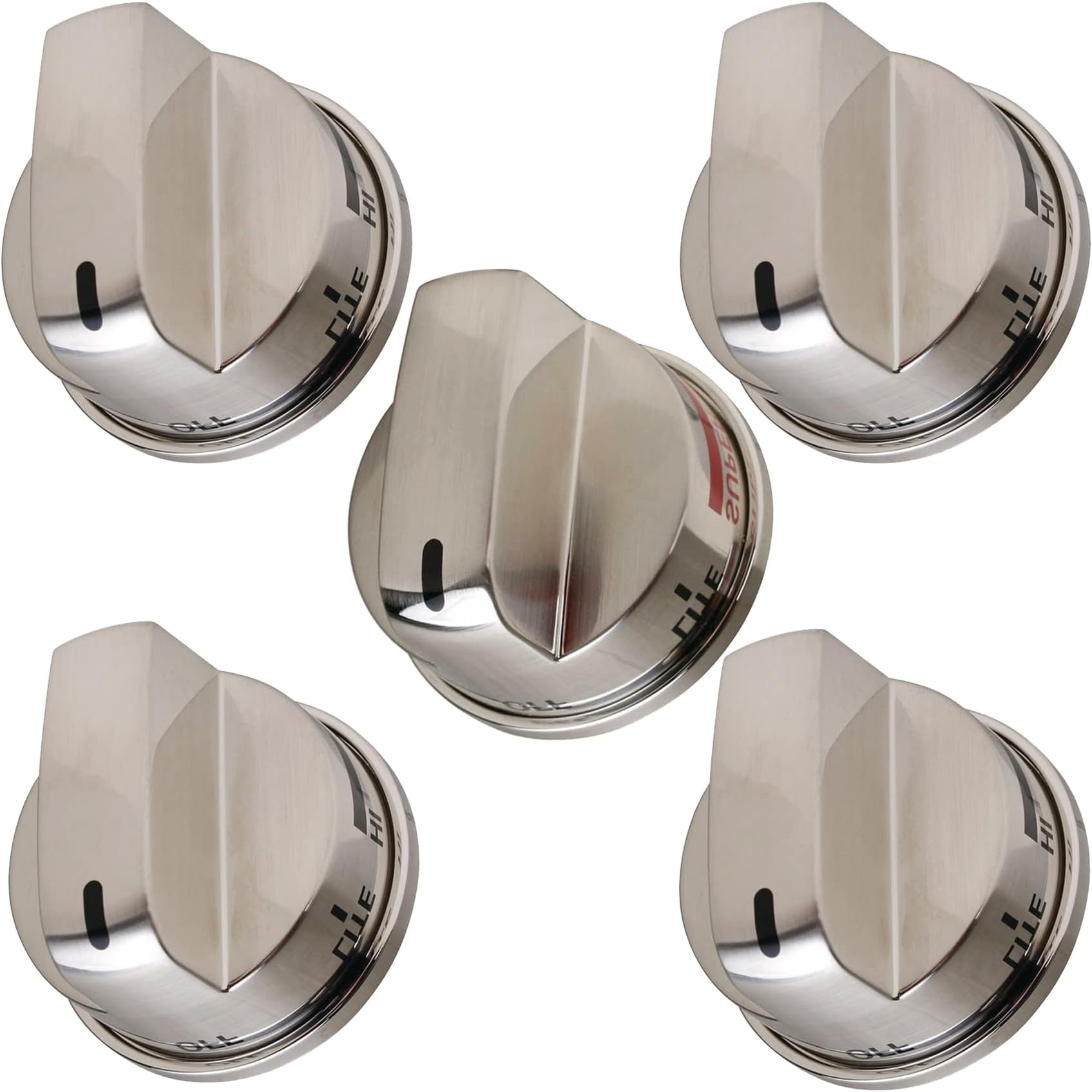 EBZ37189611(4 pcs) EBZ37189609 (1 pcs) Stove Control Knobs Compatible ...