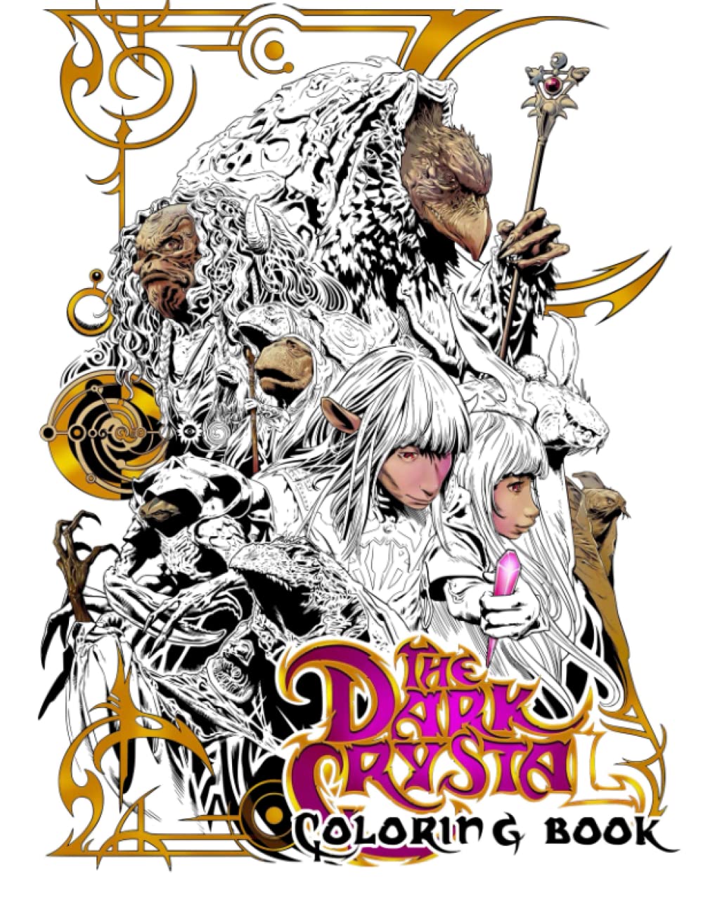 The Dark Crystal Coloring Book: Featuring Enchanting Dark Crystal Adult ...