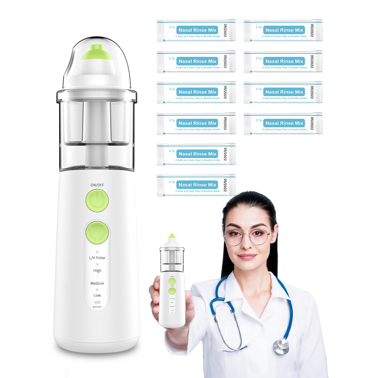 Buy Minidiva Nasal Care for Sinus Nose Cleaner, Sinus Rinse Kit with10 ...