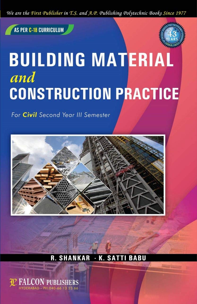 Building Material and Construction Practice For Civil, 2nd Year, Third ...