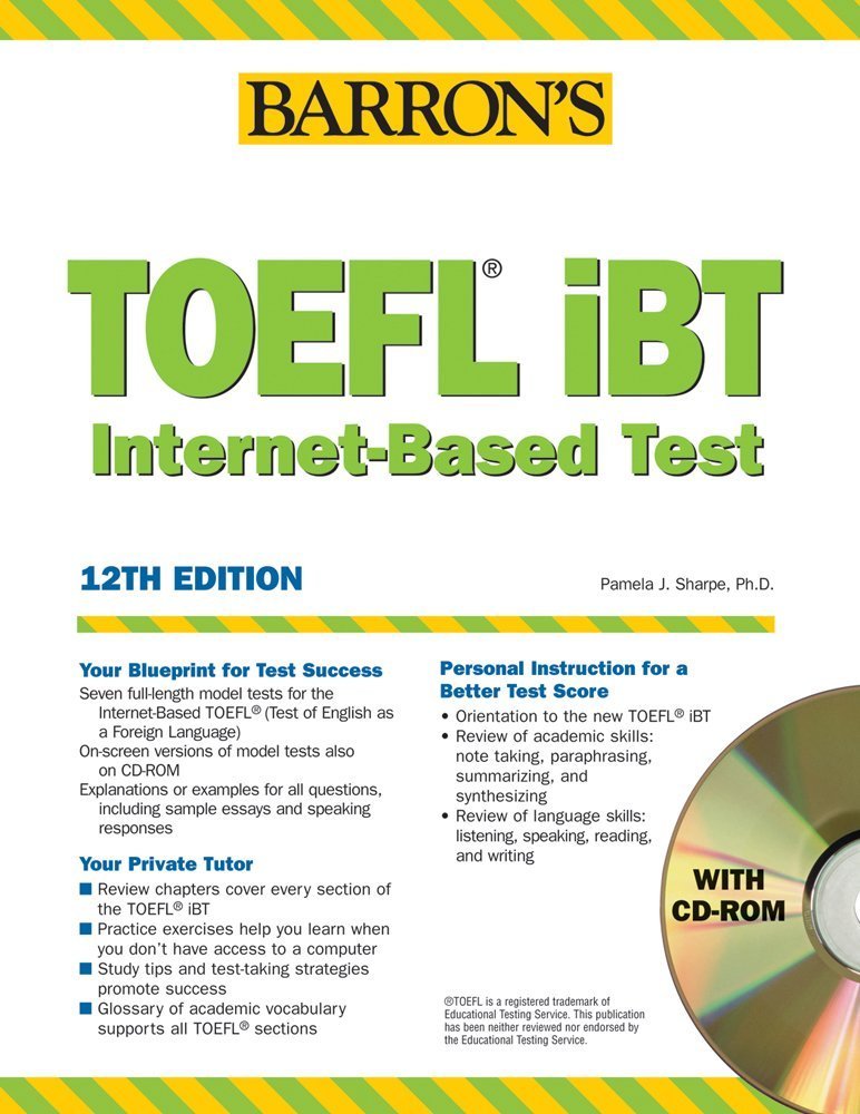 Amazon.com: Barron's TOEFL iBT Internet-Based Test, 12th Edition ...