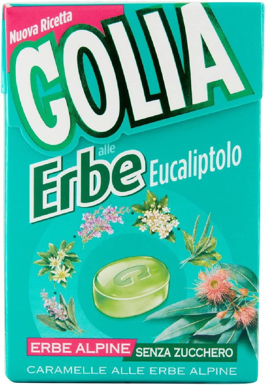 Caramelle Golia Erbe Eucaliptolo Senza Zucchero 10 Astucci da 49 g ...