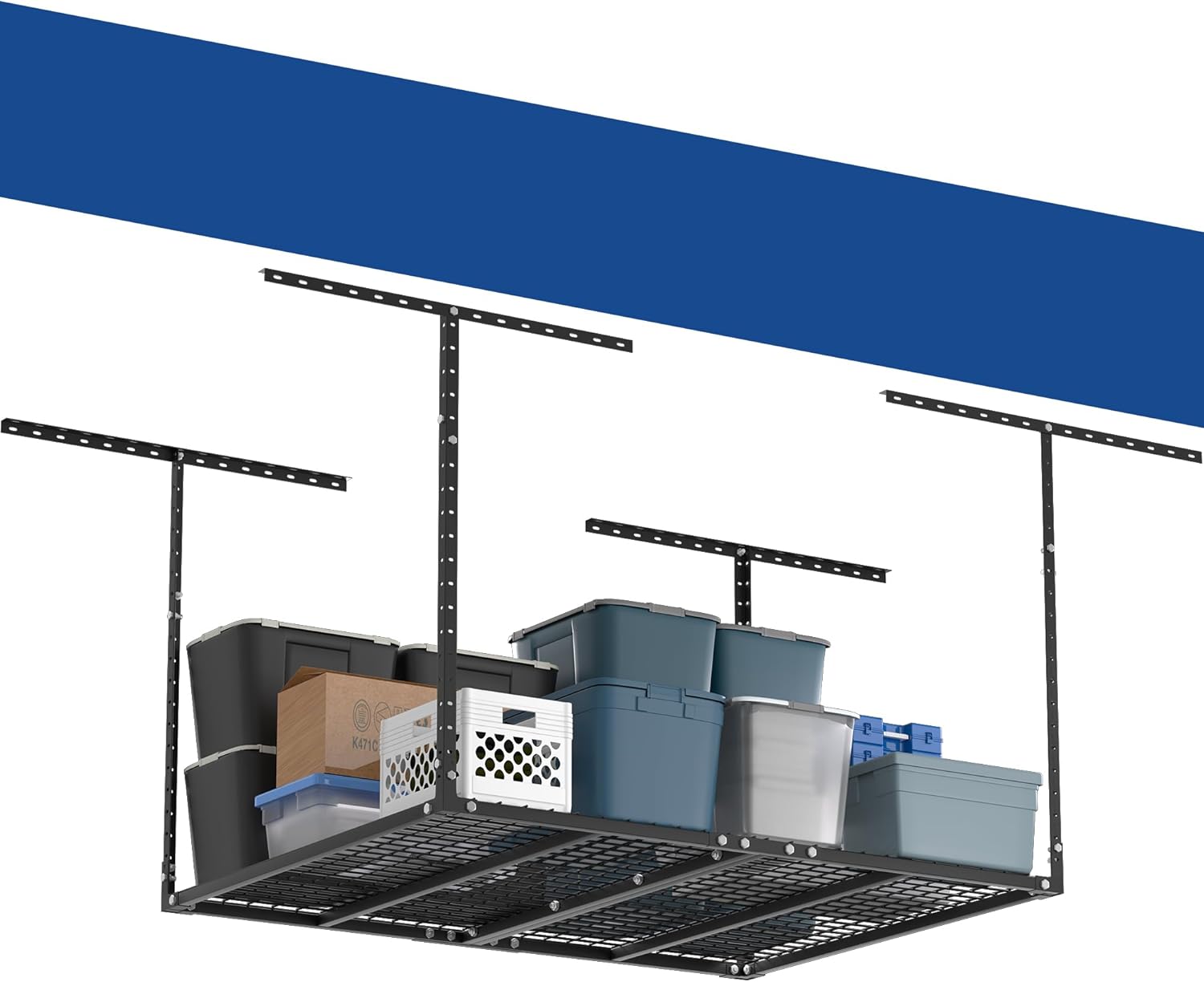 Amazon.com: GIOTORENT 3x4FT Heavy Duty Overhead Garage Storage Rack ...