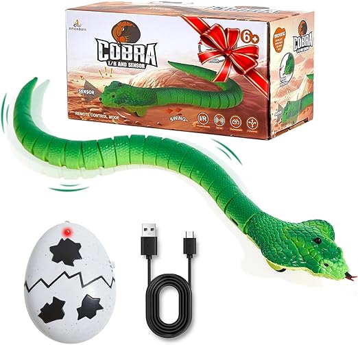 Amazon.com: AMCHSURI Remote Control Snakes Realistic Prank Rc Snake ...