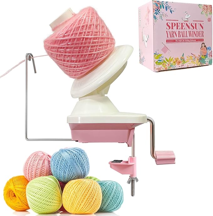 Amazon.com: SPEENSUN Yarn Winder, Yarn Ball Winder, Easy-to-Install ...