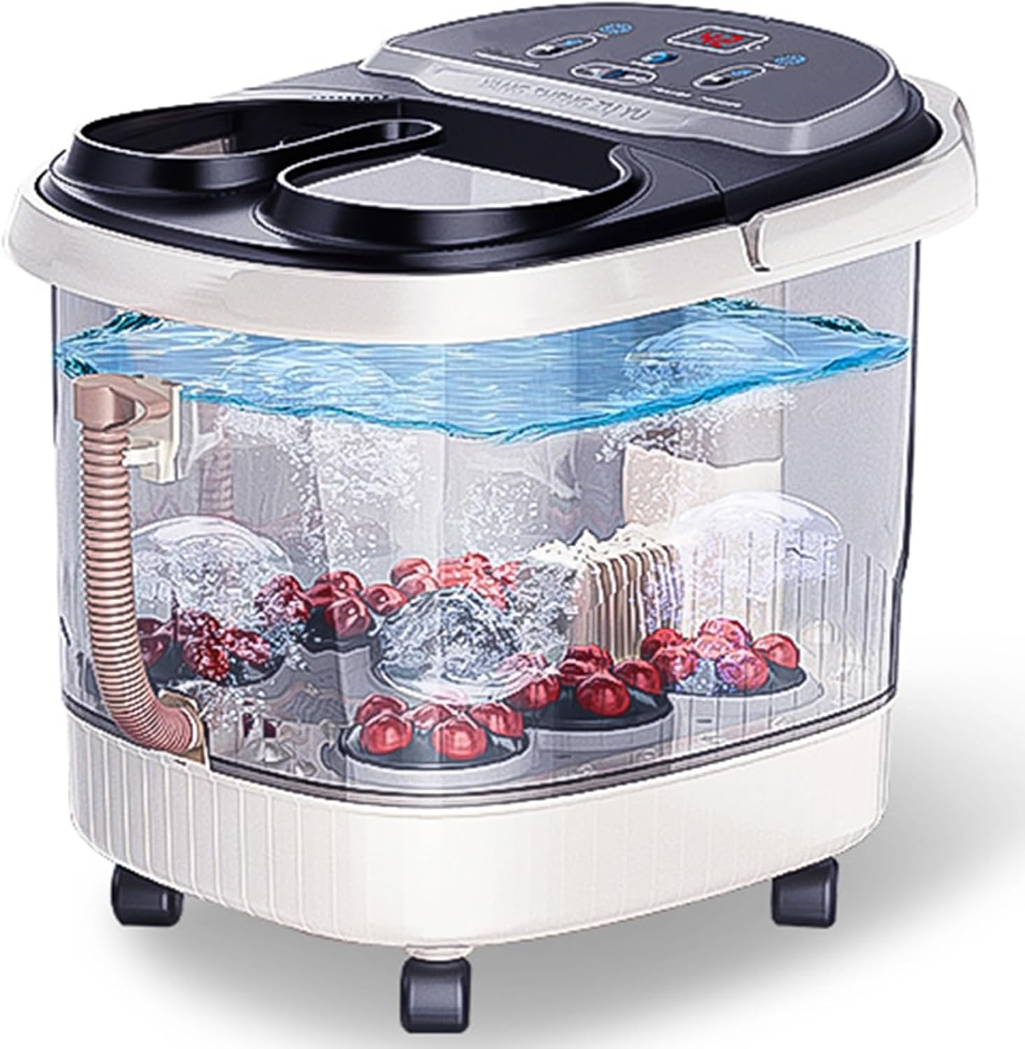 Amazon.com: YVYKFZD Foot Spa Bath with Handle, Portable Foot Bath Basin ...