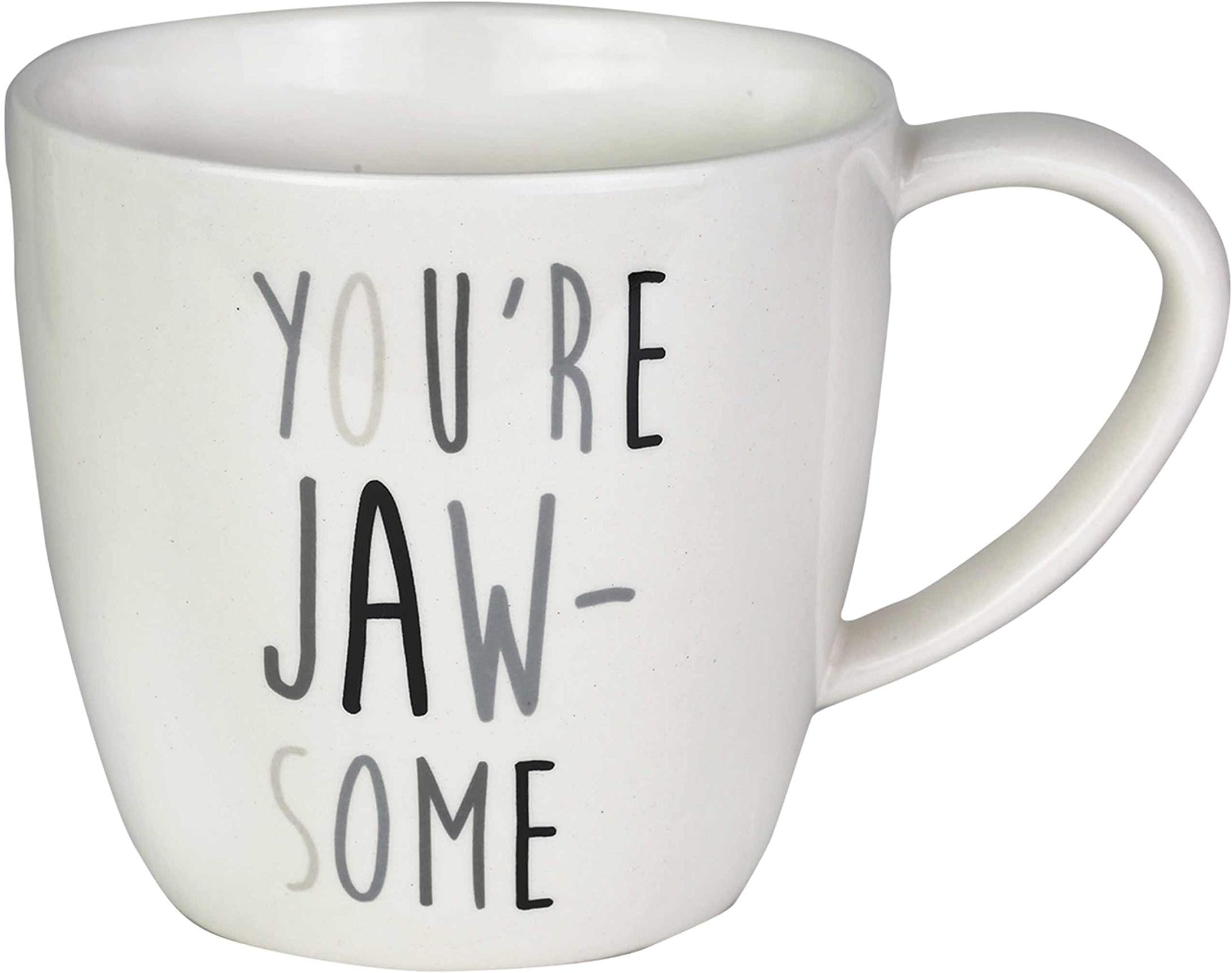 Amazon.com: Enesco Our Name is Mud Fake News Dad Jokes Coffee Mug, 16 ...