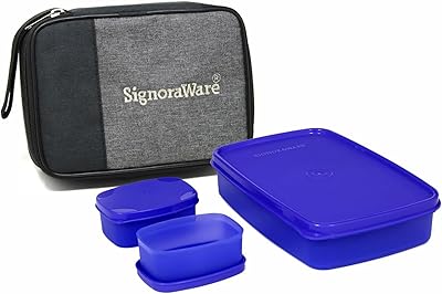 Buy SignoraWare 150ml+550ml Small Compact Stainless Steel Lunch Box ...