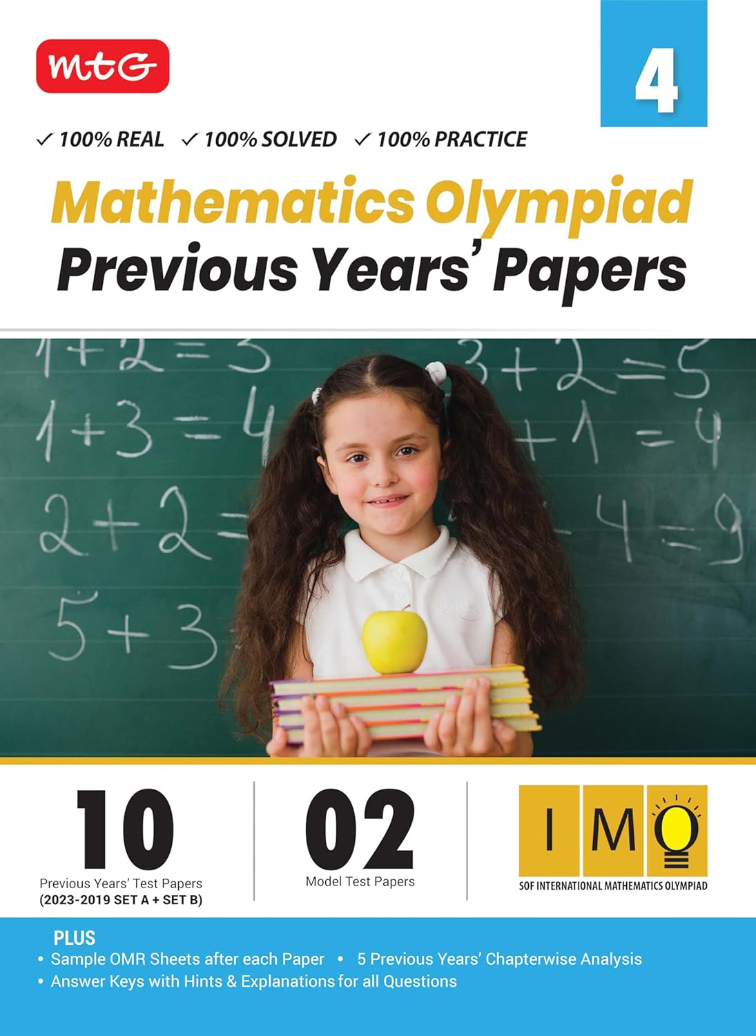 Buy MTG IMO Class-4 Olympiad 10 Previous Years Papers (2023-2019 Set A ...