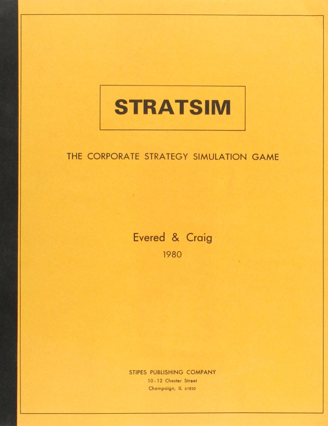 Amazon.com: Stratsim: The Corporate Strategy Simulation Game ...