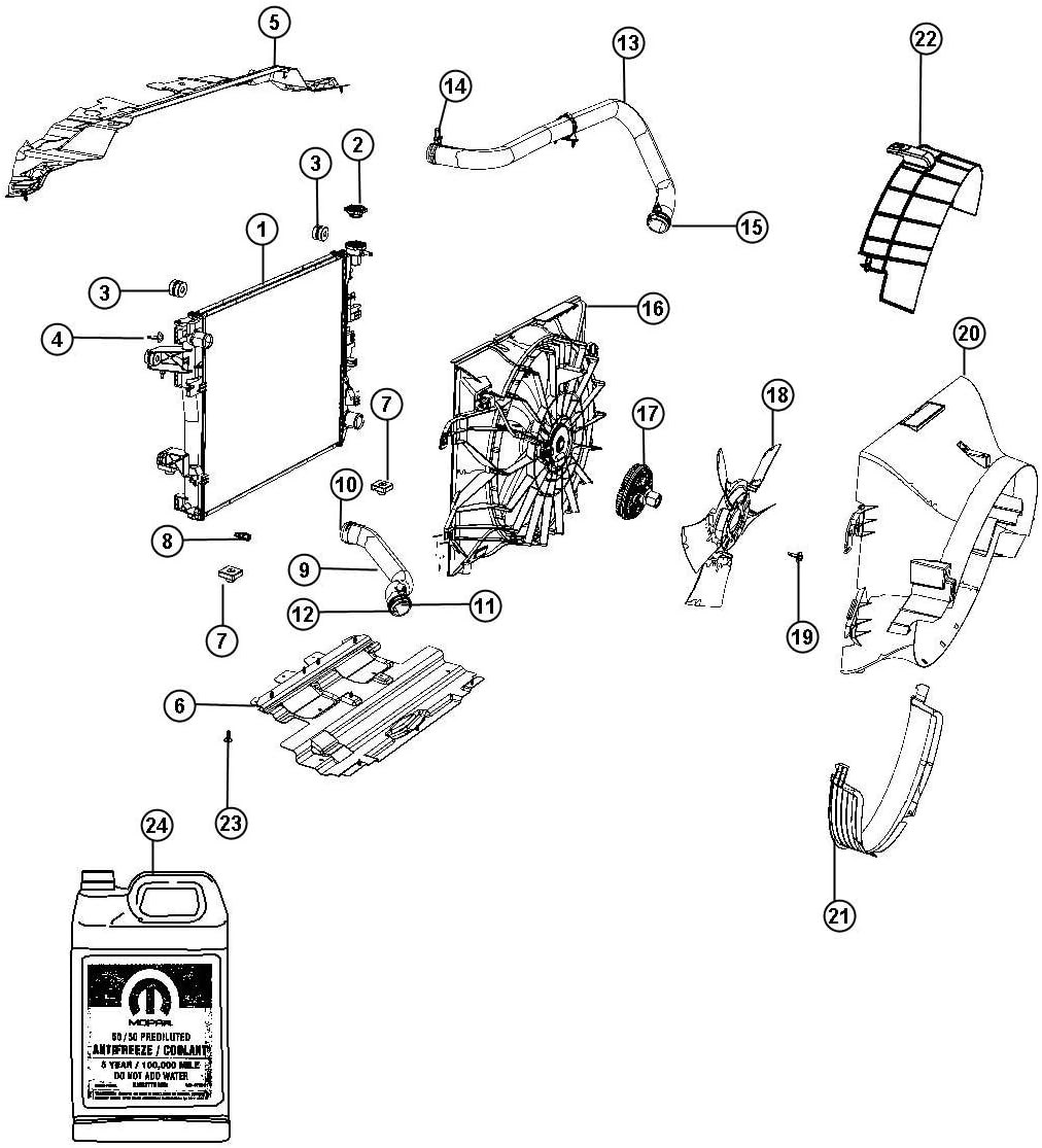 Amazon.com: Mopar Performance 55057071AB MOPAR Seal : Automotive