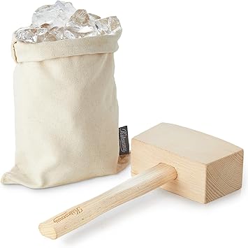 Amazon.com | KITESSENSU Lewis Ice Bag and Mallet for Crushed Ice ...