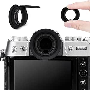 Amazon.com : Extended X-T50 XT50 Eyecup Eyepiece, New Round Shape Soft Silicon Camera Eye Cup ...
