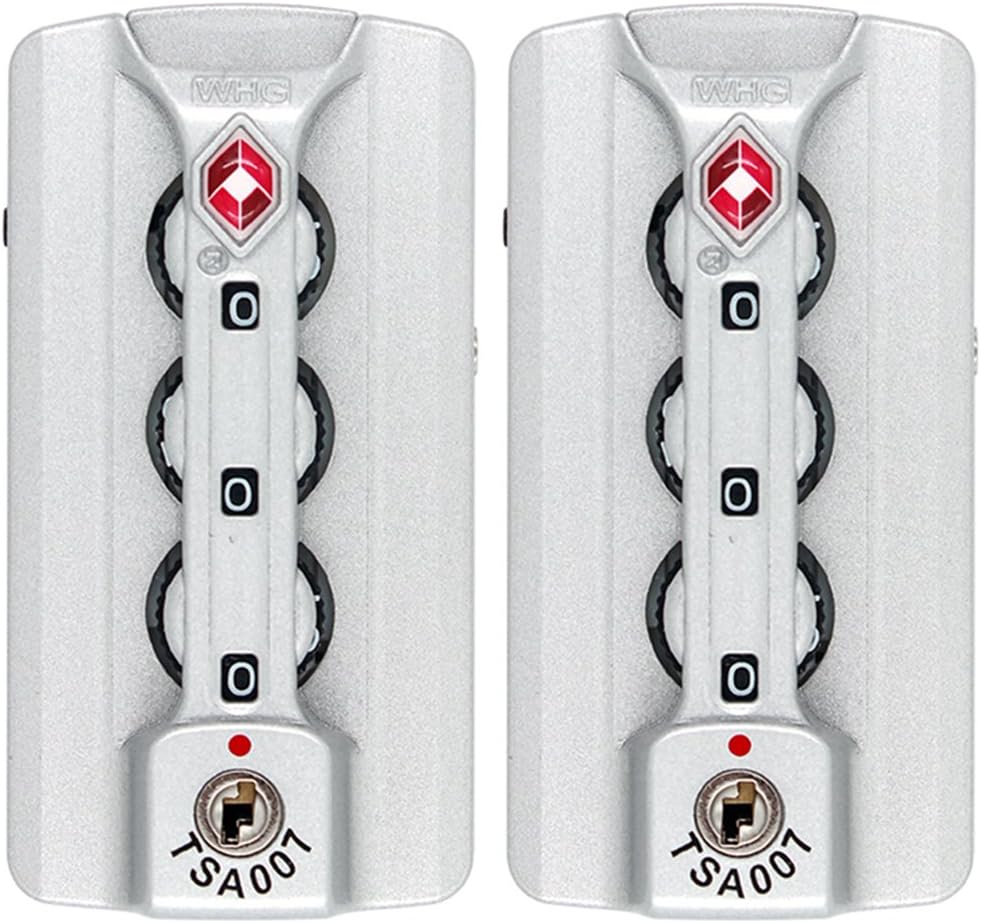 Silver White ABS Password Lock replacement luggage Lock For Suitcase ...