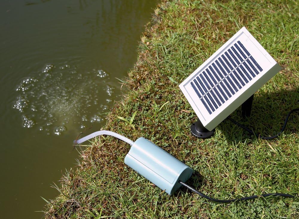PondKraft Solar Floating Oxygenator Air Pump 100 Lph : Amazon.co.uk: Garden