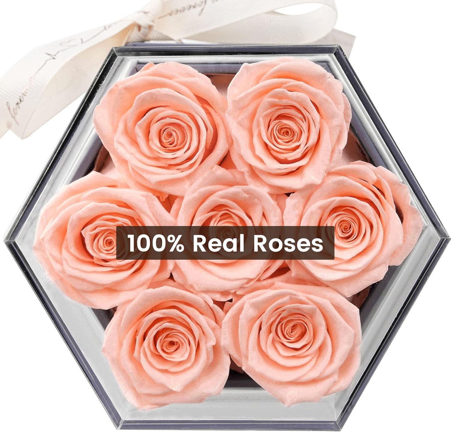 Beaulasting Roses Rosas preservadas en un joyero, rosas eternas con ...