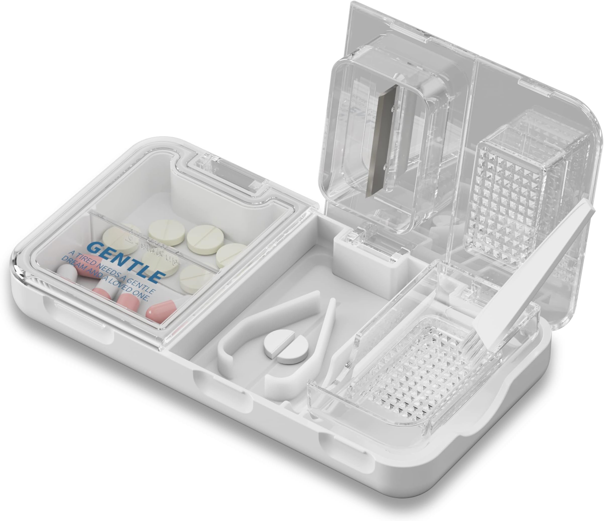 Amazon.com: OFIDUS 3 in 1 V Shape Pill Cutter - Pill Splitter with ...