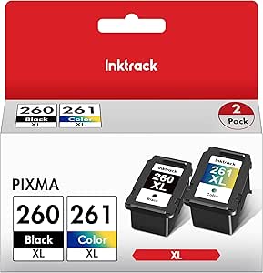 260XL 261XL Ink Cartridges for Canon 260 261 XL Ink Cartridges for ...