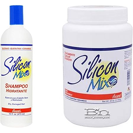 Amazon.com : Silicon Mix Hidratante Shampoo 16 Oz and Hair Deep ...