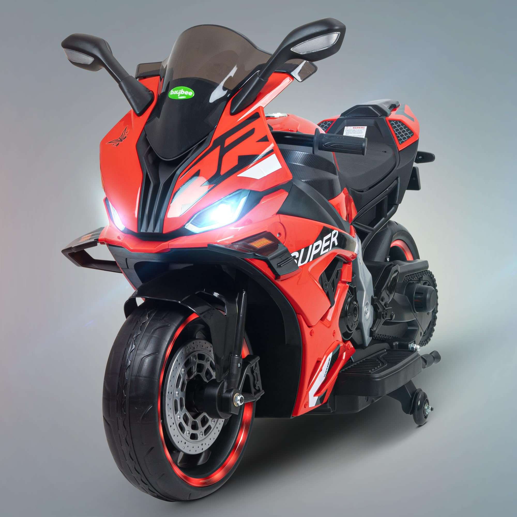 Buy Baybee Agusta Battery Operated Bike for Kids with LED Light ...