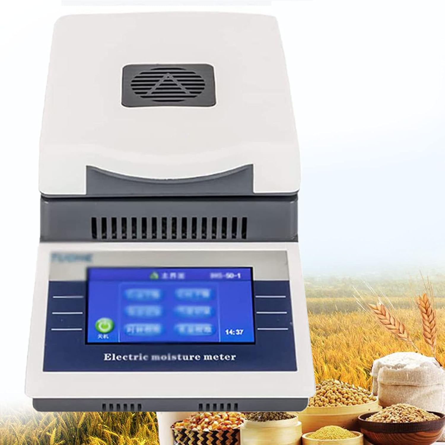 Amazon.com: QXIUDDYS Digital Touch Screen Fast Lab Moisture Analyzer ...