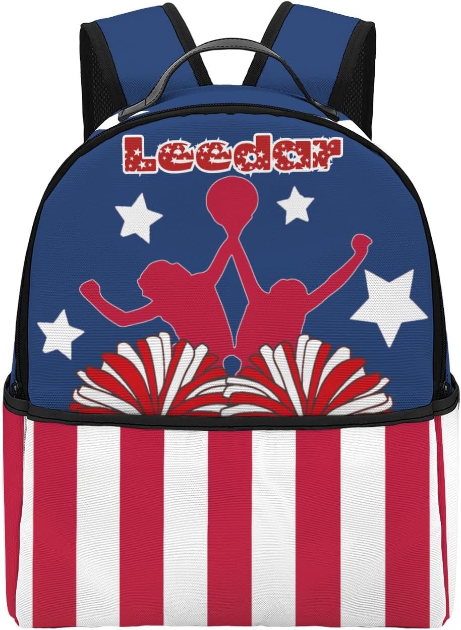 Amazon.com | Lomfeli Personalized Kids Cheer Backpack Customized ...