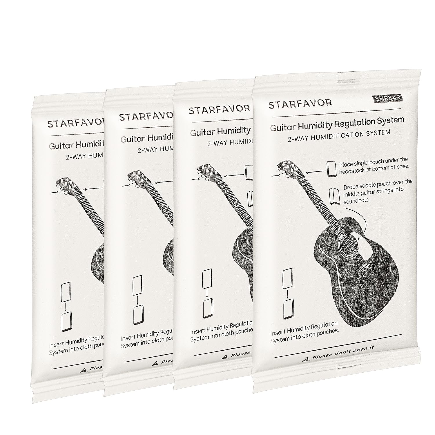 Amazon.com: Starfavor 49% Guitar Humidity Packs | Two-Way Humidity ...